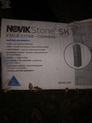 Novik Dry Stack Stone Panels, Corner, Ledges | eBay