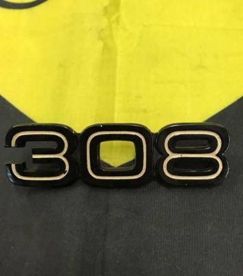 FERRARI 308 GTB QUATTROVALVOLE REAR BUMPER EMBLEM OEM 60044104 | eBay