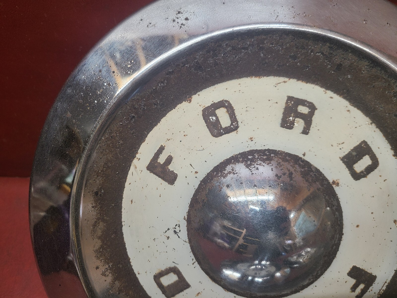 1957 1958 1959 Ford Hubcaps Fairlane Galaxie 300 Hubcaps Dog Dish White ...