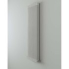Bathroom Radiator 3 Column Panel Designer Matt White Vertical Central ...