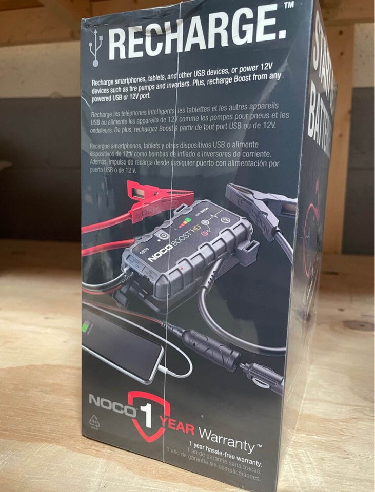 NOCO Genius Boost HD GB70 2,000A Jump-Starter Power Pack | eBay