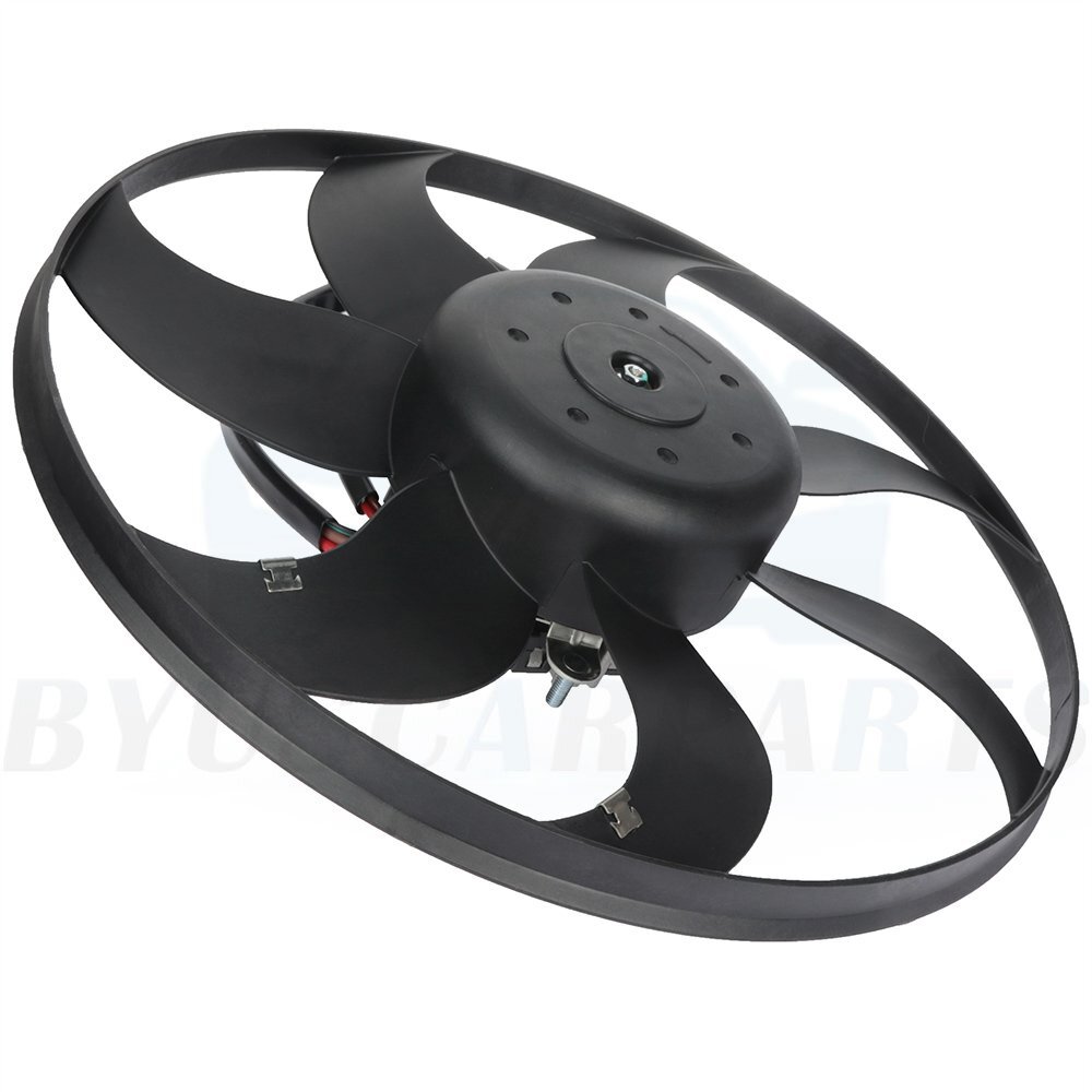 A/C Condenser Cooling Fan Assembly For 2004-2013 Audi A3 06-12 VW Jetta ...