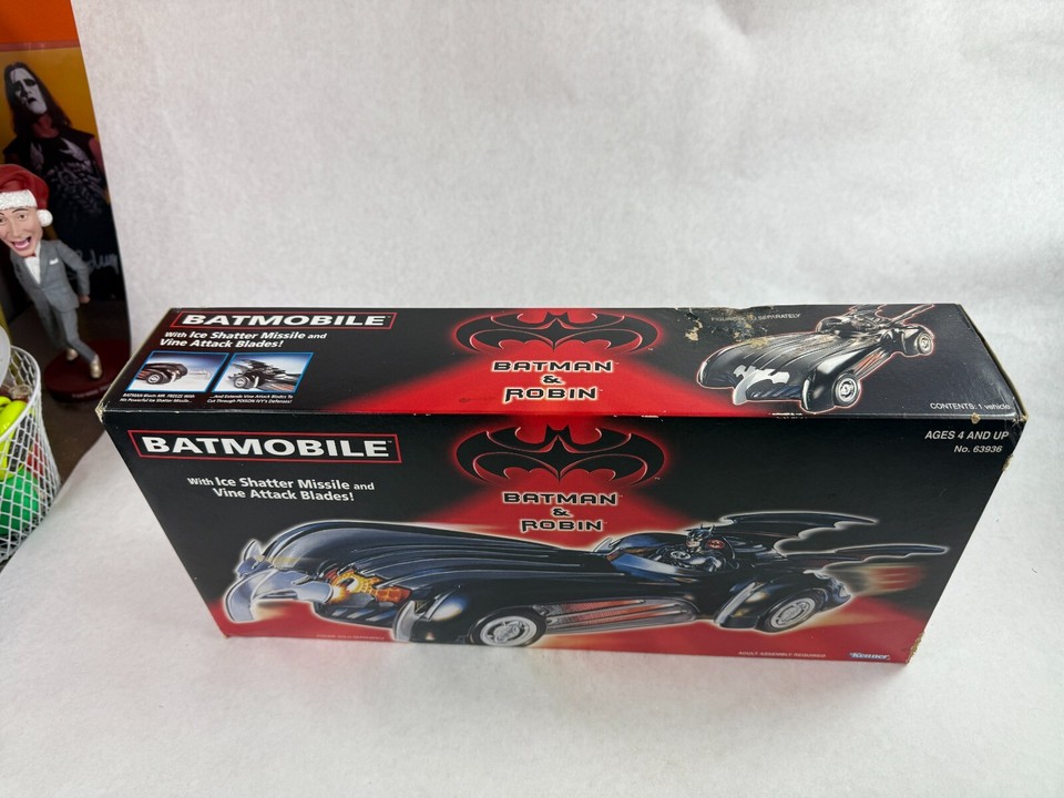 Batmobile Vintage Batman & Robin Movie Vehicle New Sealed 1997 Kenner ...