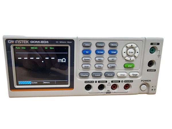 GW Instek GOM-804 DC Milliohm Meter 50/60 Hz 100-240 V Battery Powered ...
