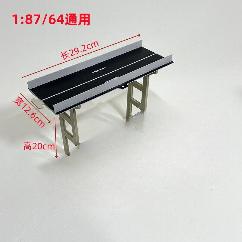 HO N Scale Diorama Highway Viaduct City Railway Scene Building Model ...