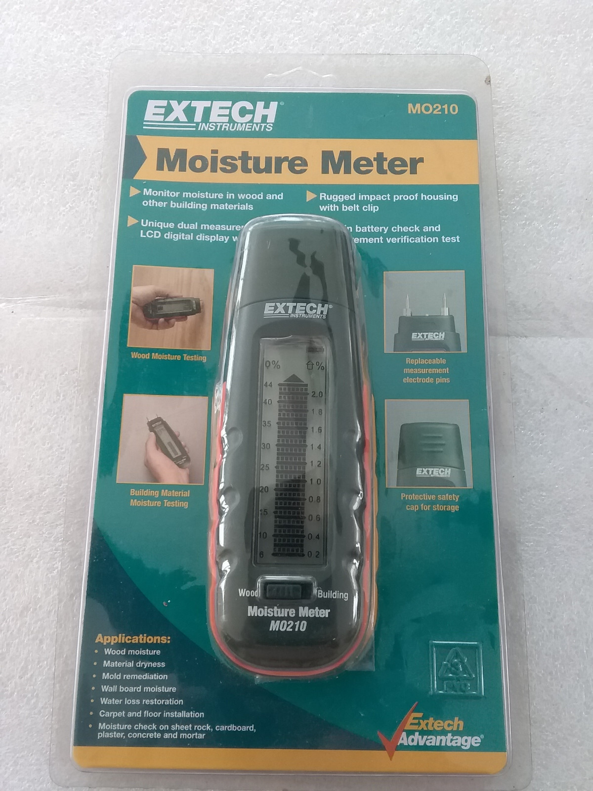 Sealed Extech MO210 Moisture Meter | eBay