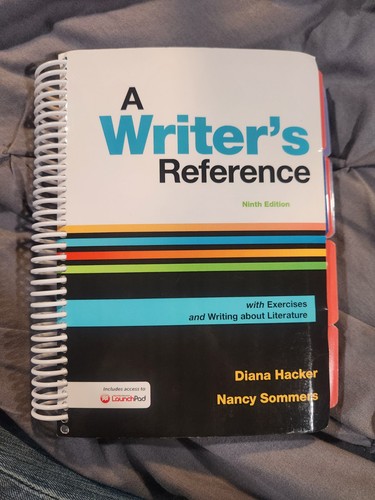 A Writers Reference Ninth Edition With Exercises And Writing About ...