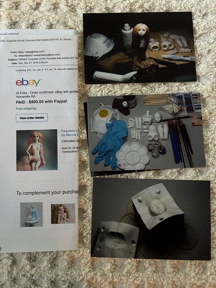 OOAK Porcelain Ball Jointed Doll "Fay" by Marina Demchenko | eBay