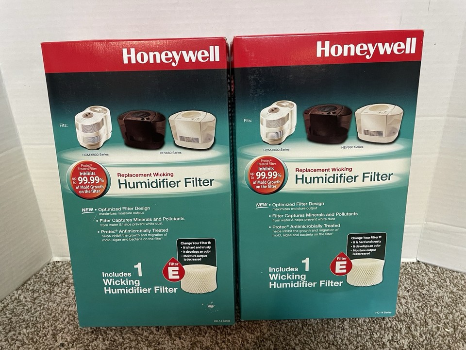 Lot of 2 Honeywell Humidifier Filter E HC-14 Series Replacement Wicking ...