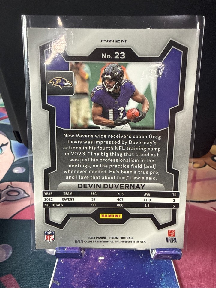 2023 Panini Prizm - Devin Duvernay #23 Red Sparkle Prizm | eBay