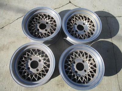 Wheel SET OF 4 Rims 15X7 ALUMINUM BBS STYLE Fits 70-76 PORSCHE 914-4 W ...
