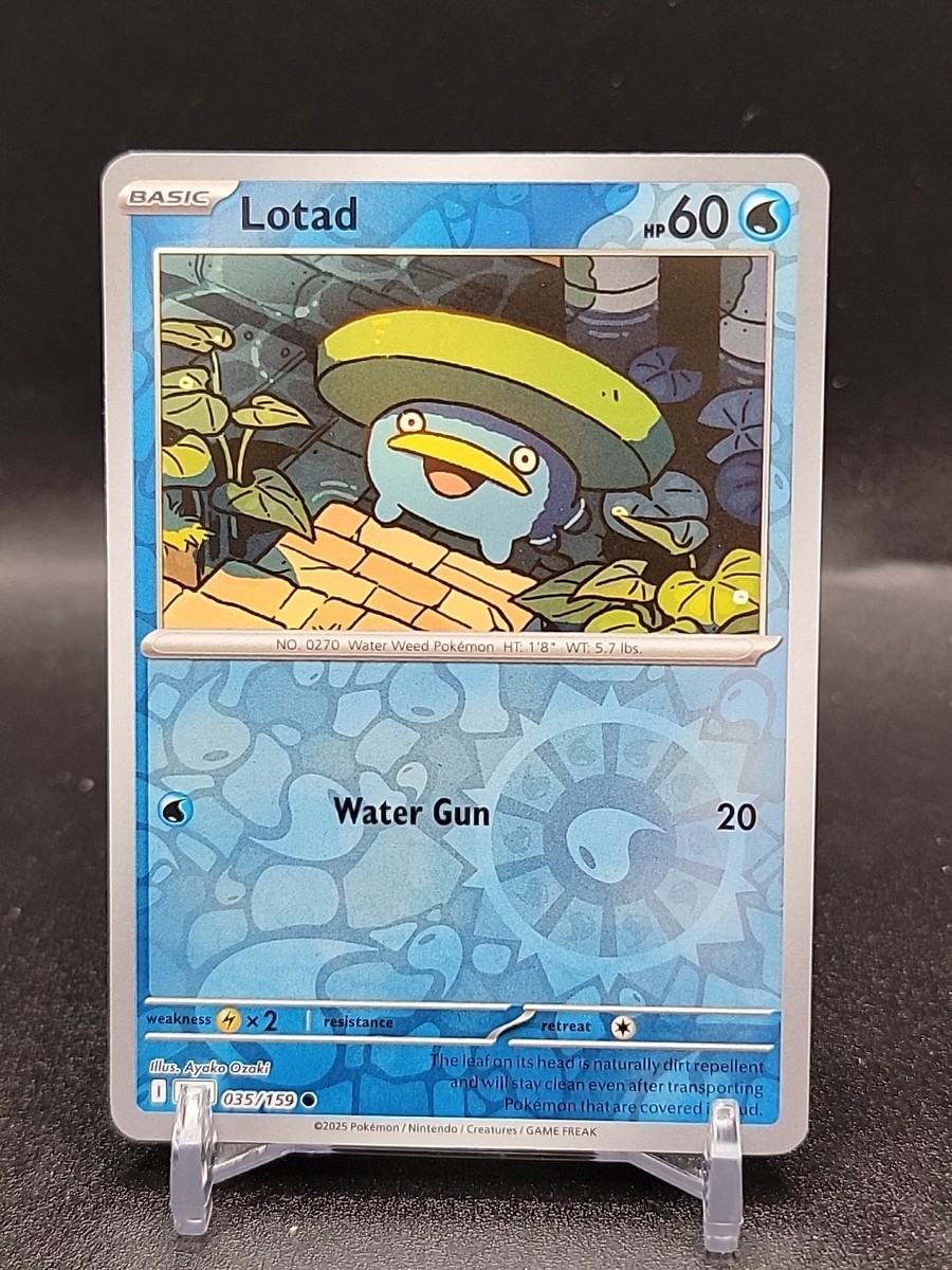 Pokemon Lotad Card