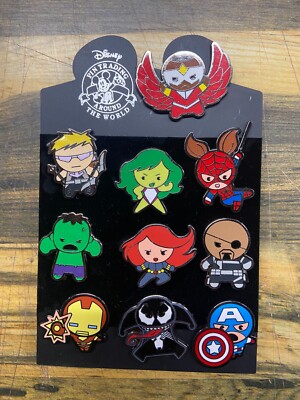 10 Disney / Marvel Pin Set - Kawaii Art | eBay