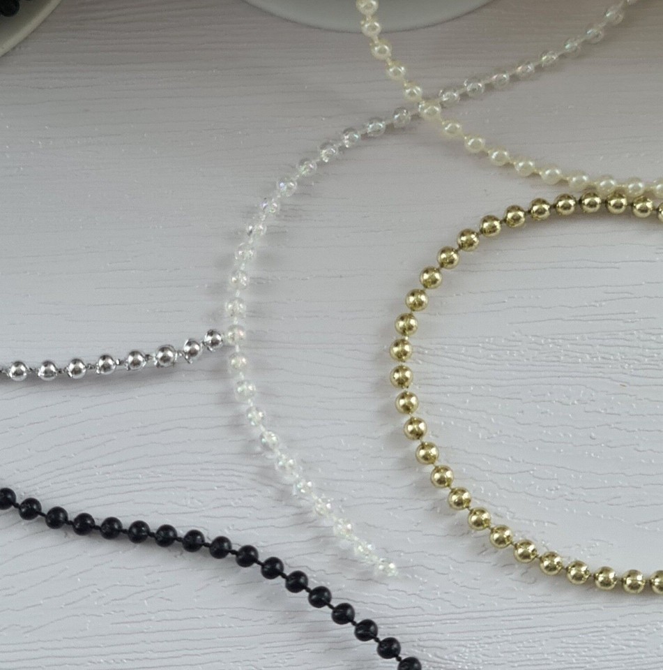 3MM Pearls stringed pearl beads/beads on a string/reel - Choice of ...