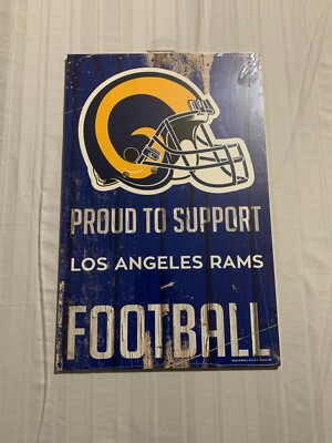 Los Angeles Rams NFL 17" x 11" Wood Decorative Indoor Sign Wincraft ...