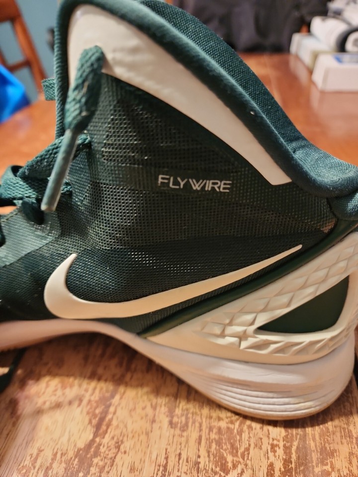 Nike Flywire Hyperdunk 454143-300 Green and White. Sz 12 | eBay
