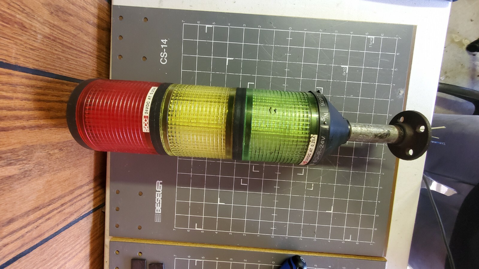 SCC LED Stack Light, 4000-BG-R-24V / 24VDC AT 0.25A | eBay