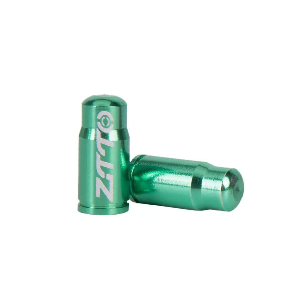 2x Bike Tube Aluminum Valve Caps MTB Road Bicycle Presta Tire Dust ...