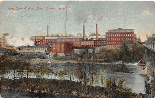 H99/ Fulton New York Postcard c1910 American Woolen Mills 154 | eBay