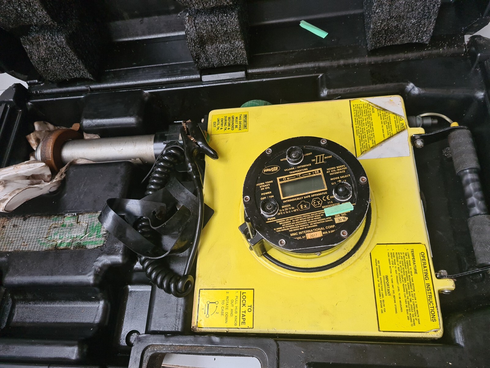 MMC FLEXIDIP / U.T.I TRI MODE CLOSED TANK GAUGING TAPE MODEL: D-2401-2 ...