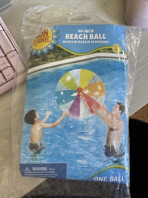 My Sun Shine 48 Inch Multicolor Beach Ball New In Package Pool Toy 48 ...