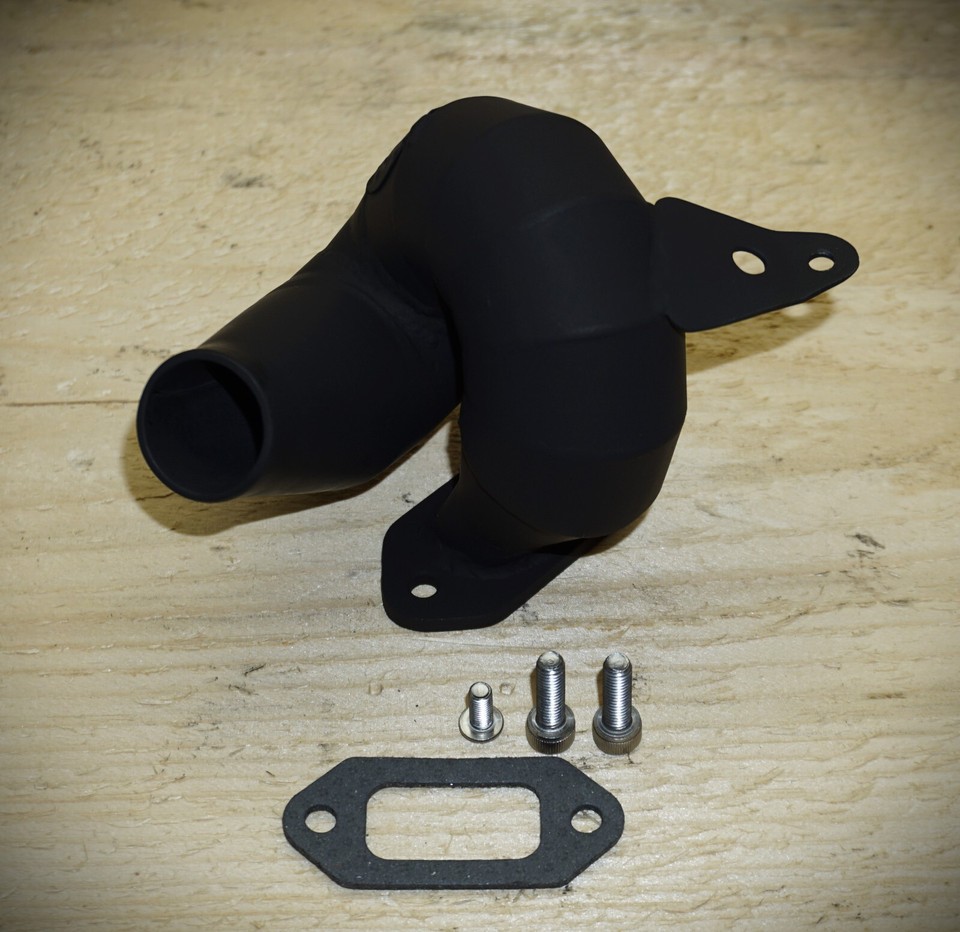 keg fab twisty super muffler mod exhaust ported pipe husqvarna 372xp ...