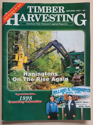 Timber Harvesting Magazine November December 1997 National Logging ...