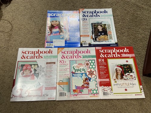 Scrapbook & Cards Today Magazine Lot WINTER Issues 2015-2017 2019 ...