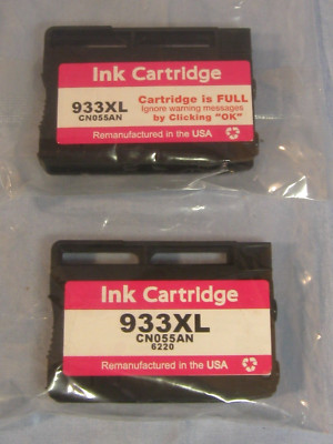 Lot of 2 933XL Ink Cartridge for HP Officejet 6100 6700 6600 7610 7100 ...