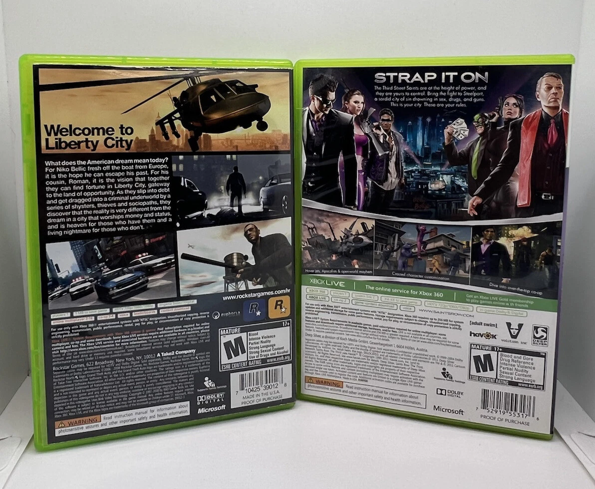 Gta 5 Xbox 360 Cover Back