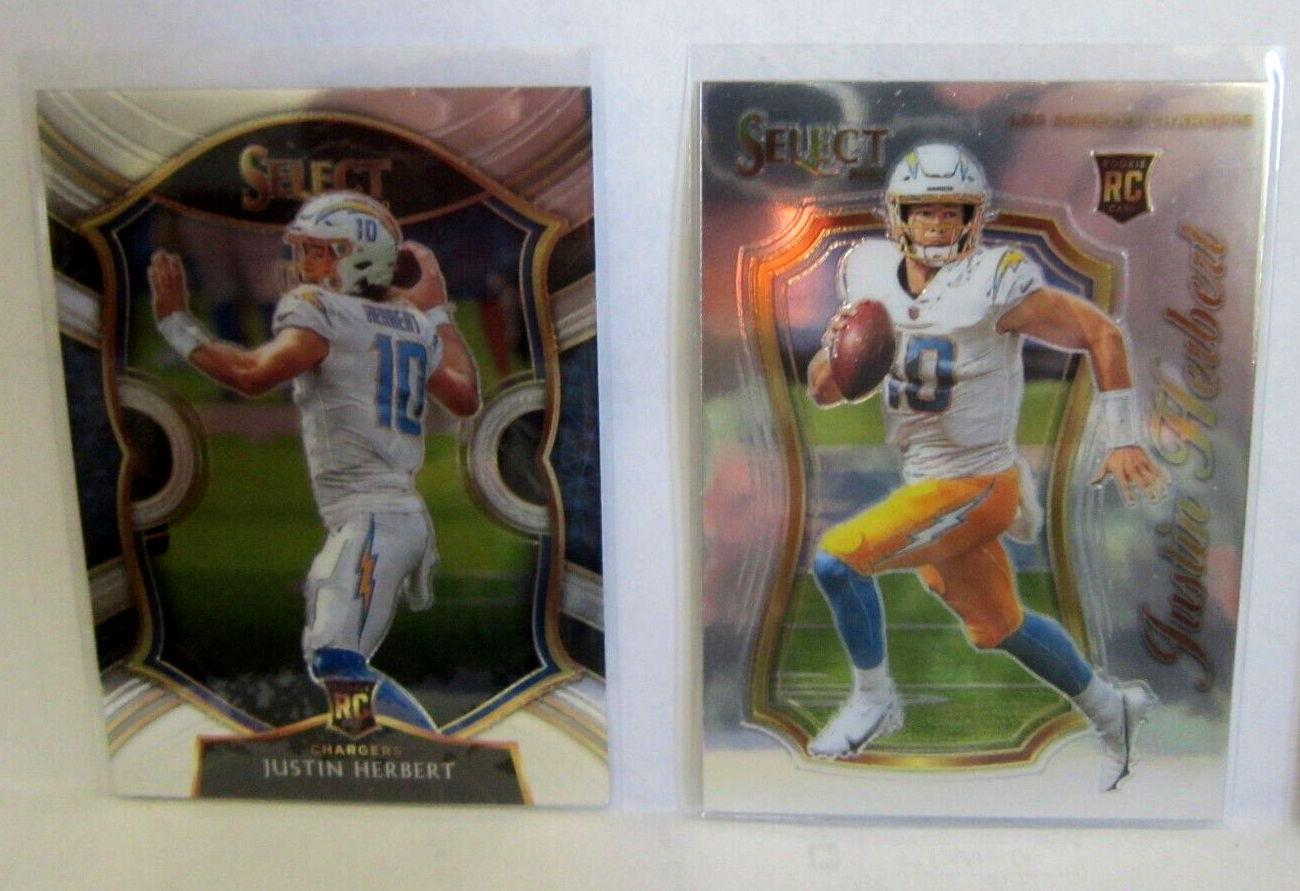 Justin Herbert 2020 Panini Select Rookie Card#44&SCR4&2021 Prestige ...