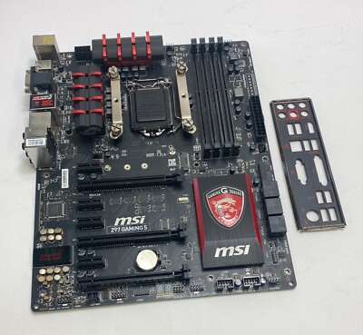 Microstar MSI Z97 GAMING 5 Socket 1150 DDR3 Motherboard complete with ...