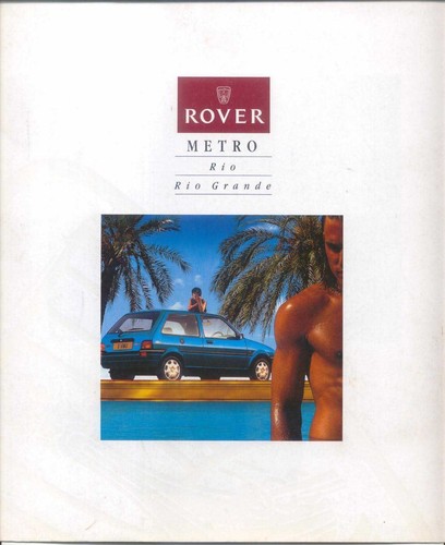 Rover Metro Rio & Grande Limited Edition Original UK Sales Brochure ...