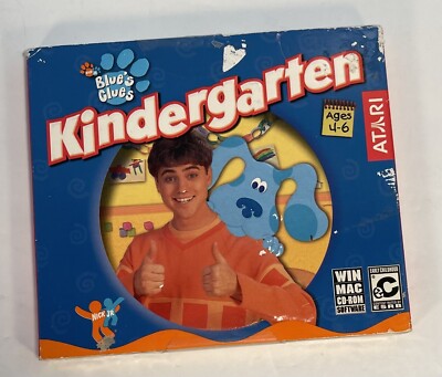 Atari Blue's Clues - Kindergarten New Factory Sealed CD-ROM Windows | eBay