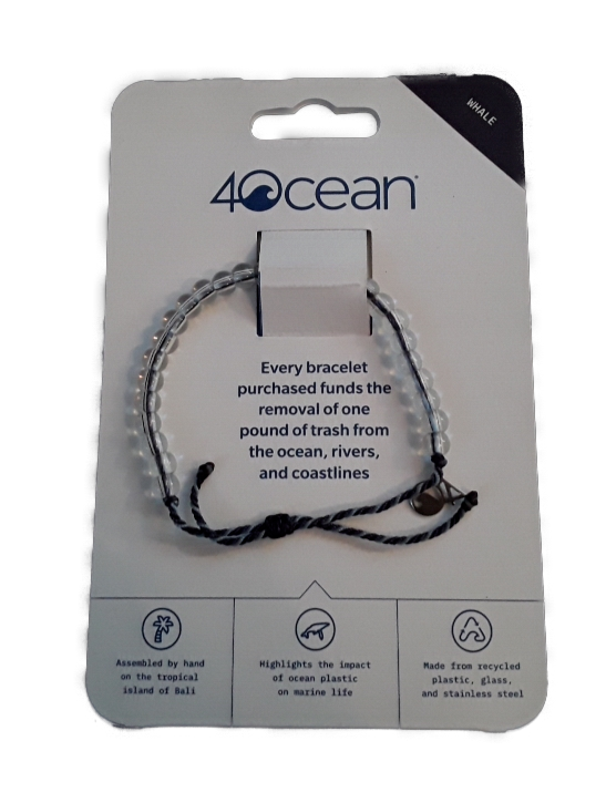4ocean Limited Edition Whale Bracelet Blue for sale online | eBay