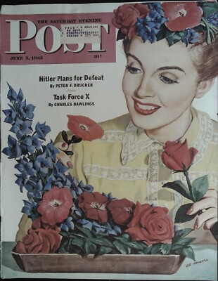 Saturday Evening Post June 5, 1943 Al Moore FRONT COVER ONLY | eBay