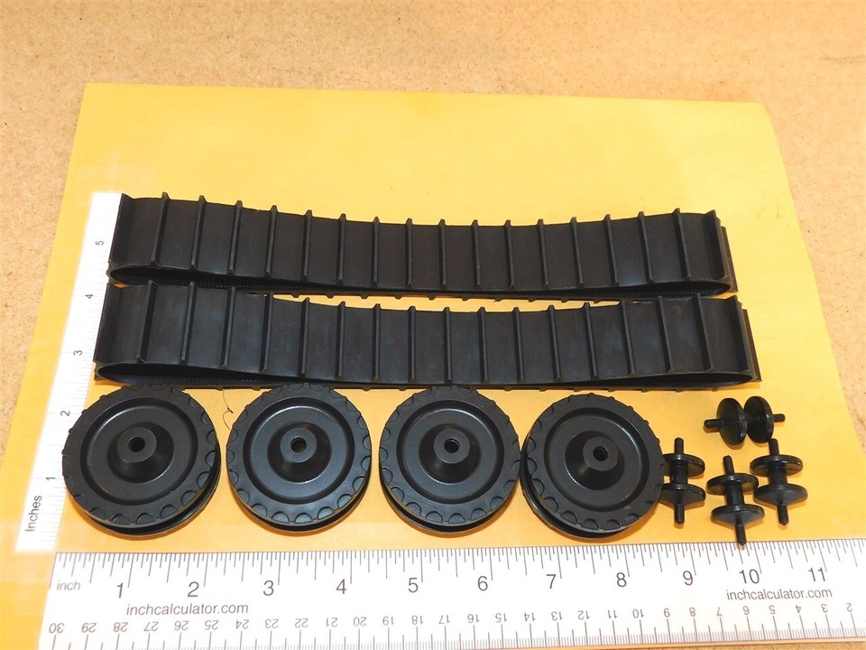 Tonka Giant Dozer Plastic Wheel/Rubber Tracks Replacement Toy Part Kit ...