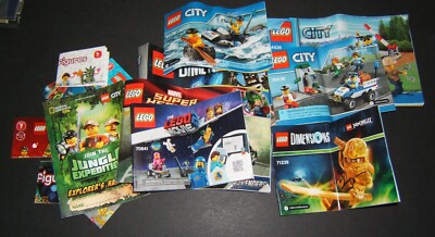 Lot of 15 ASSORTED LEGO INSTRUCTIONS BOOKLETS/ PAGES - LEGO CITY ...