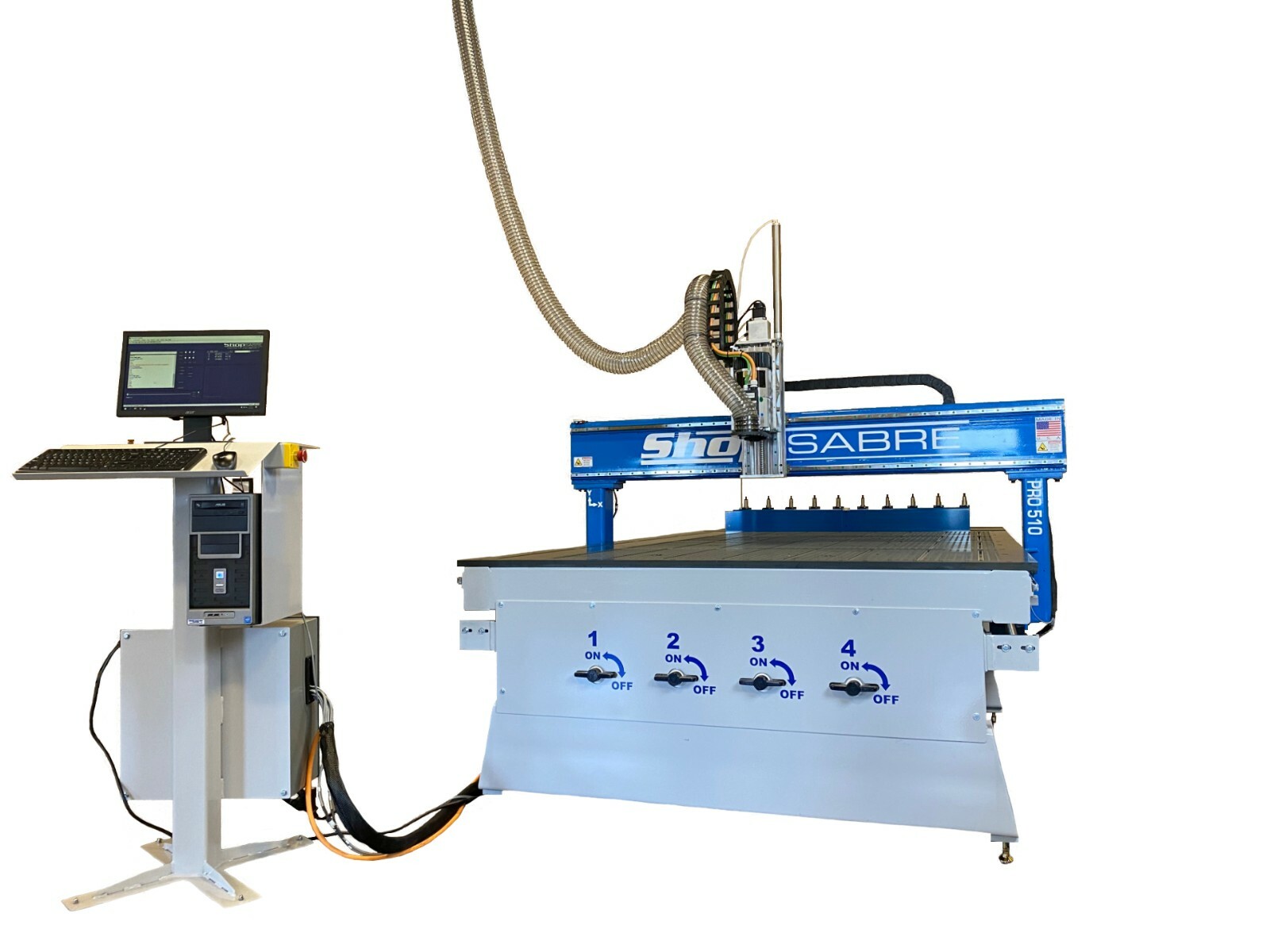 AMERICAN MADE CNC ROUTER - NEW ShopSabre CNC PRO-408 Production Router ...