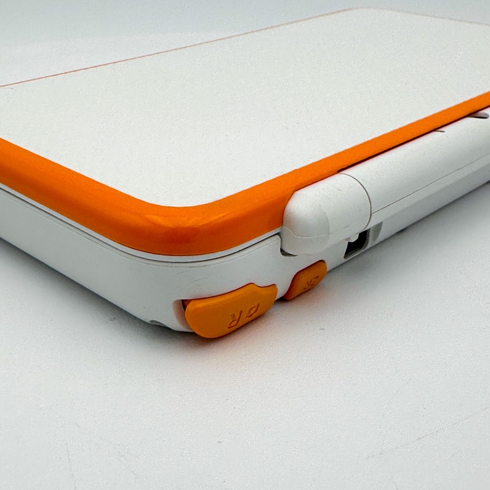 New Nintendo 2DS XL LL White Orange Console Japanese ver Good Condition ...