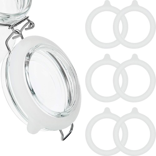 Outus 8 Pieces 3.75 Inches Silicone Jar Gaskets Replacement White | eBay