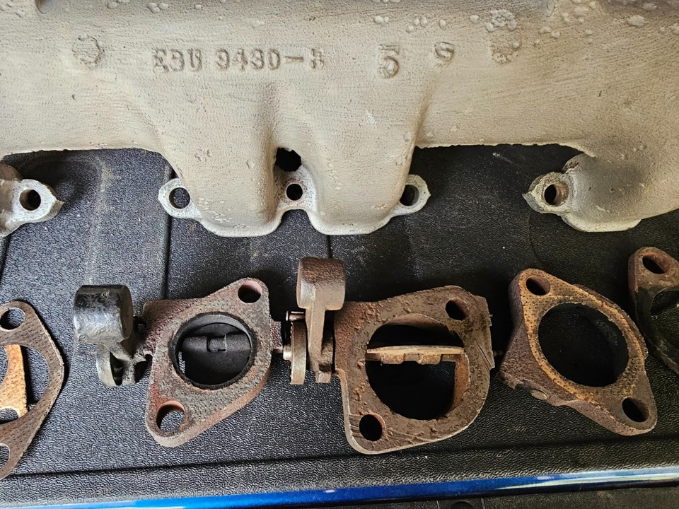 1954 FORD MERCURY Y BLOCK 272 292 312 EBU 9431-C + 9430-A Exhaust ...