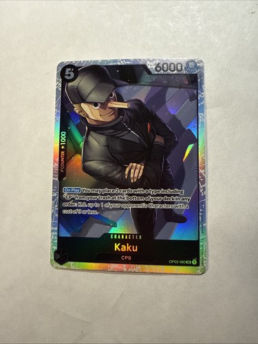 One Piece Card Game TCG Kaku OP03-080 SR Holo Japanese | eBay