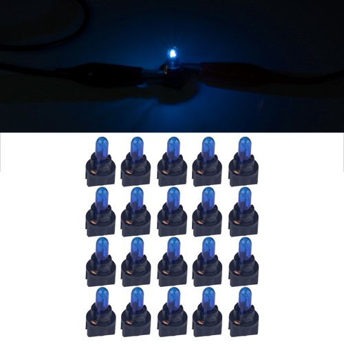 50pcs Blue T5 SMD LED Car Dash Dashboard Instrument Interior Lights ...