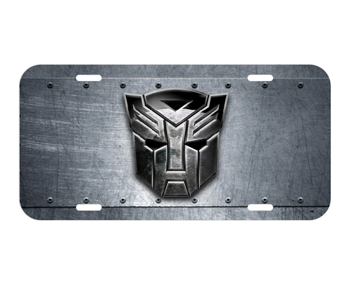 Transformers Vehicle License Plate Autobots Decepticons Robots in ...