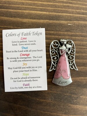 Ganz Colors of Faith Angel Pocket Token Charm (Pick A Color) | eBay