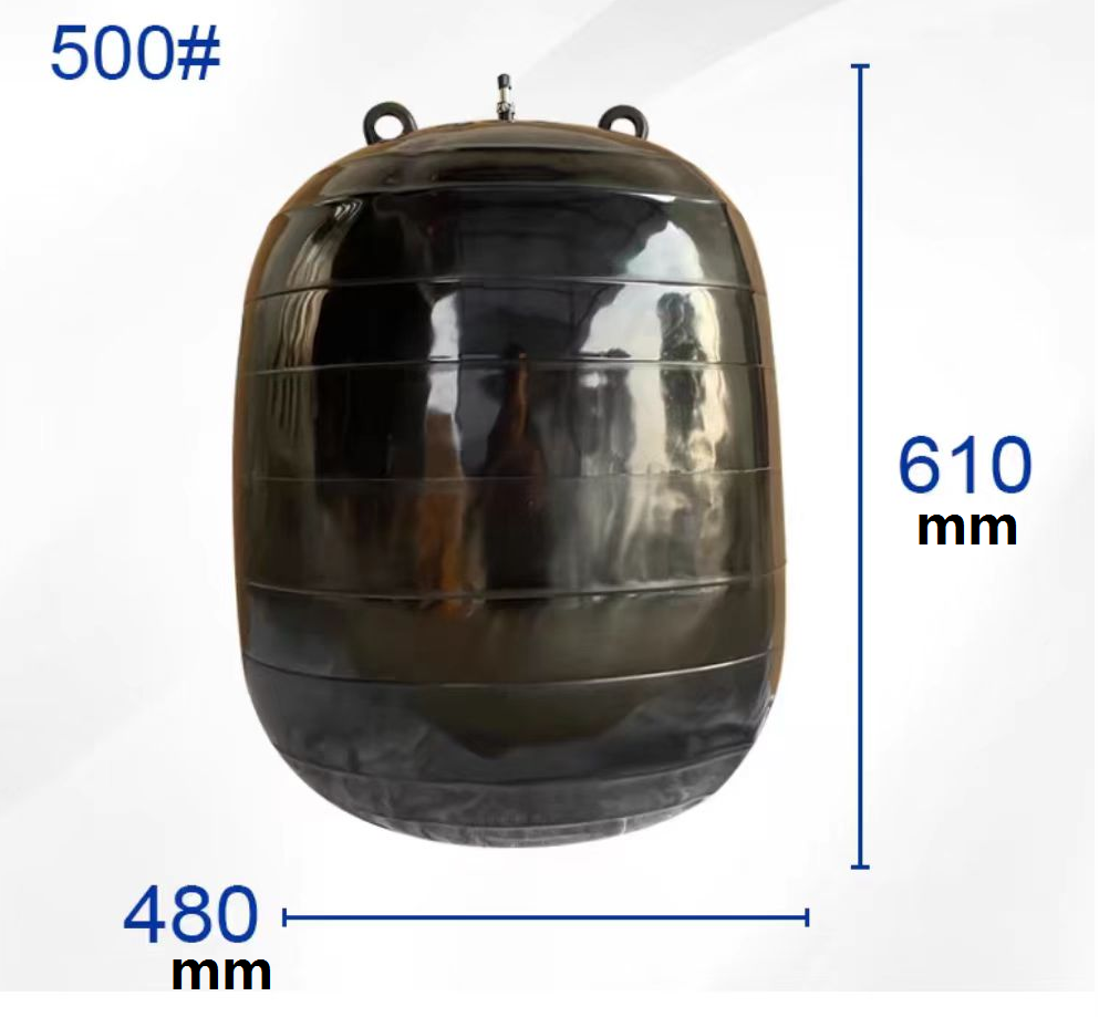 50-600mm Pipe Natural Rubber Drain Air Bag Inflatable Bung Stop Plug ...