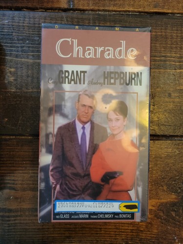 Charade (1963): VHS Tape, Audrey Hepburn & Cary Grant Thriller Classic ...