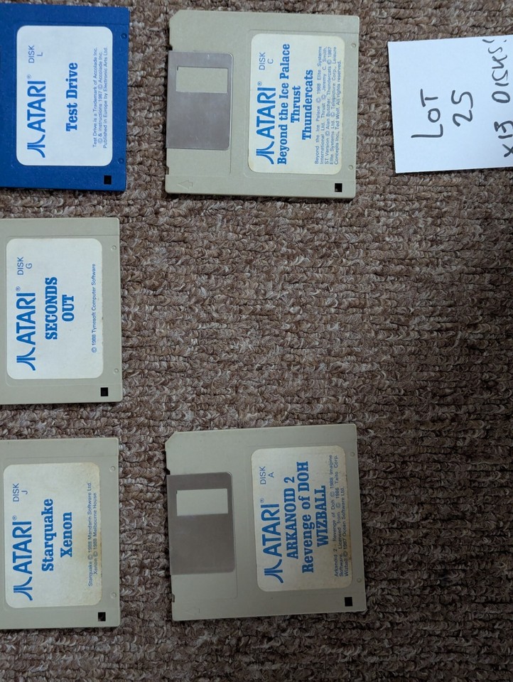 👉 ATARI ST / AMIGA 👈 JOB LOT OF X13 SUPER RARE ! RETRO COMPUTER GAMES ...
