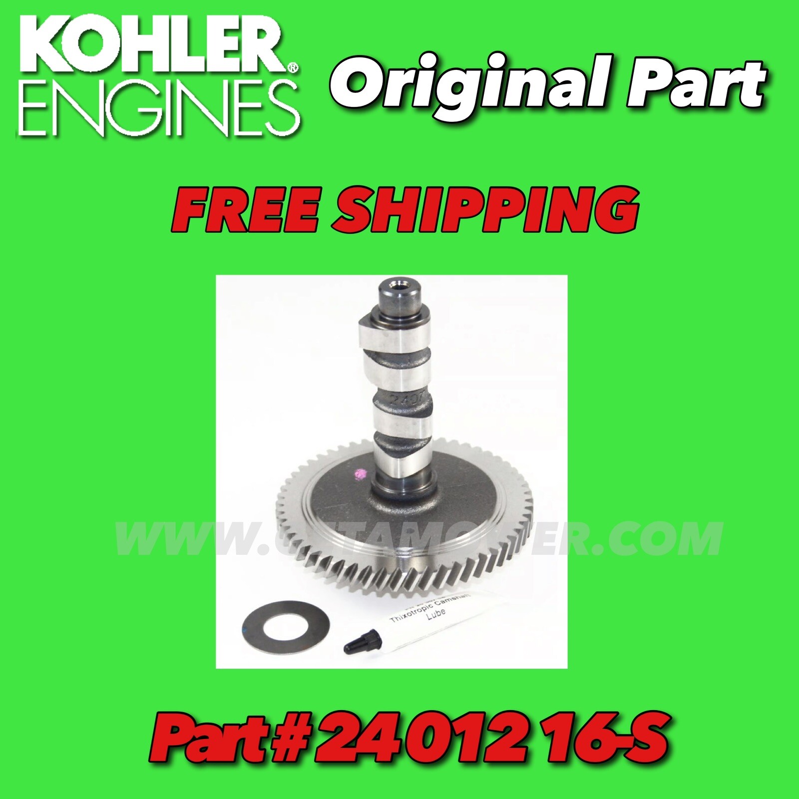 Genuine Kohler CAMSHAFT Part # 24 012 16-S, REPLACES 24 012 25-S | eBay
